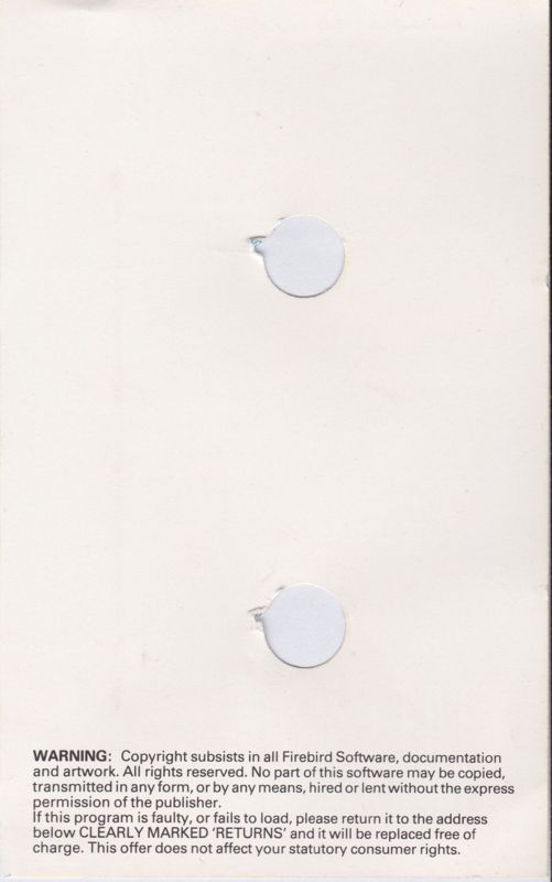 Ricochet cover or packaging material - MobyGames