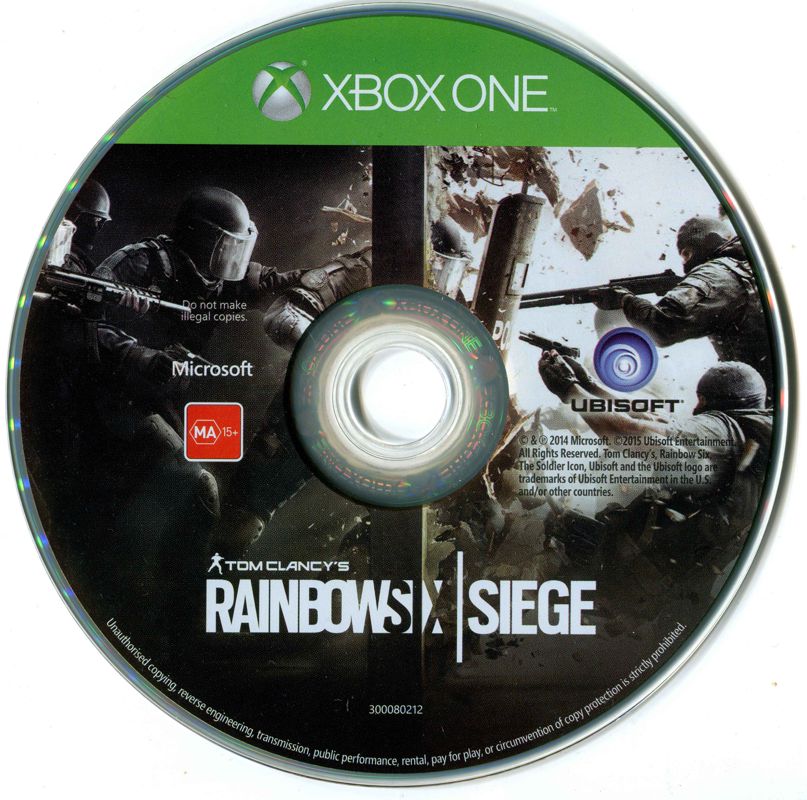 Tom Clancy's Rainbow Six: Siege cover or packaging material - MobyGames
