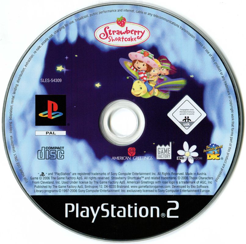 Strawberry Shortcake: The Sweet Dreams Game cover or packaging material ...