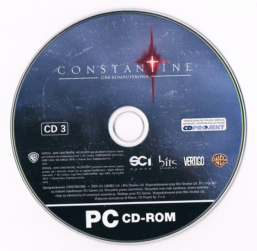 Constantine cover or packaging material - MobyGames