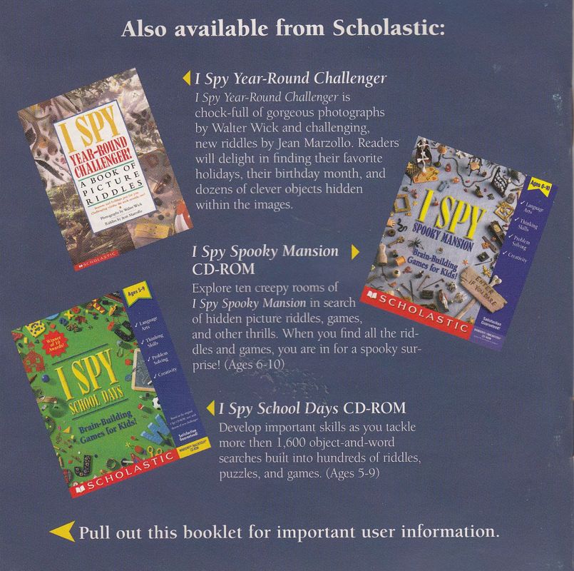 I Spy: Treasure Hunt cover or packaging material - MobyGames