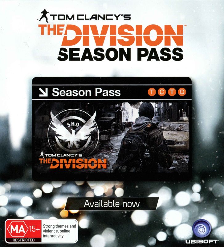 Tom Clancy's The Division cover or packaging material - MobyGames