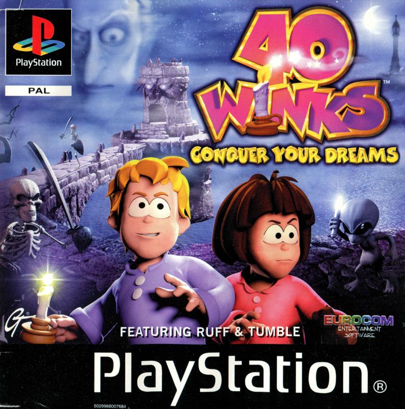 40 Winks cover or packaging material - MobyGames