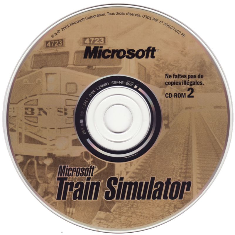 Microsoft Train Simulator cover or packaging material - MobyGames
