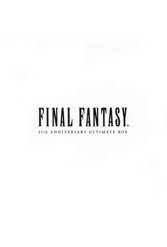 Final Fantasy: 25th Anniversary Ultimate Box cover or packaging ...