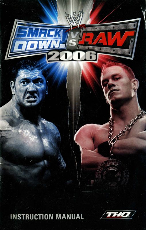 WWE Smackdown vs. Raw 2006 cover or packaging material - MobyGames