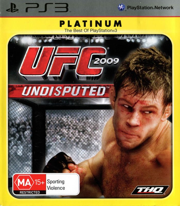 UFC 2009 Undisputed cover or packaging material - MobyGames