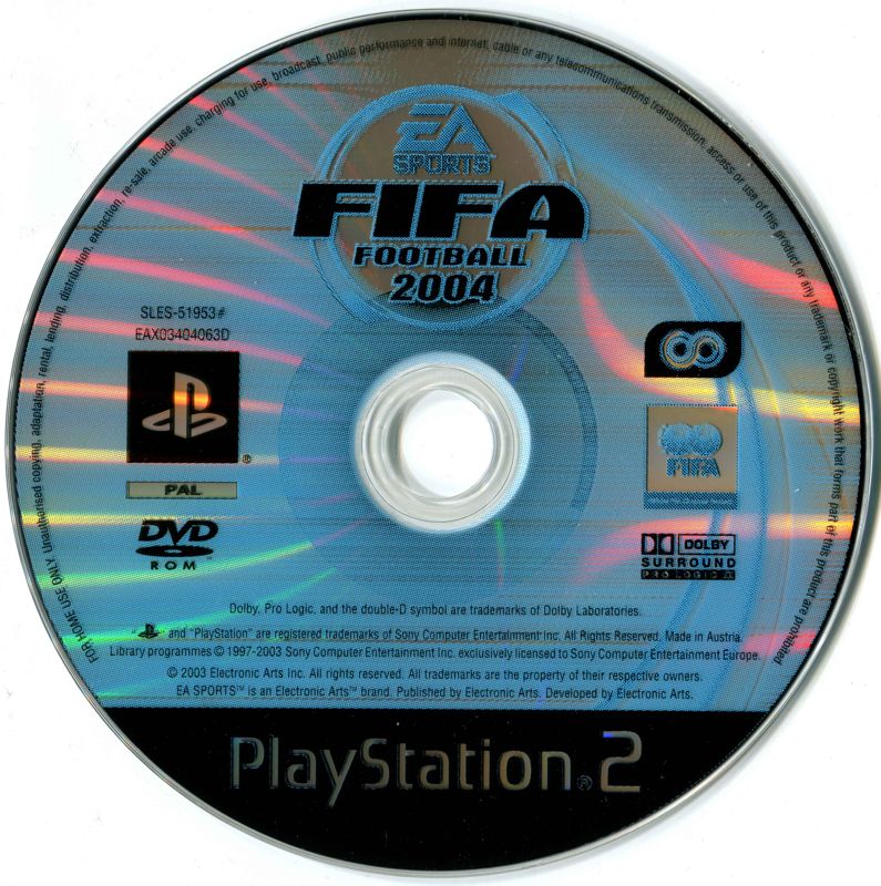 FIFA Soccer 2004 cover or packaging material - MobyGames