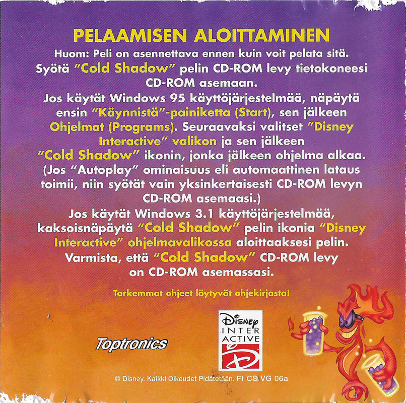 Maui Mallard in Cold Shadow cover or packaging material - MobyGames