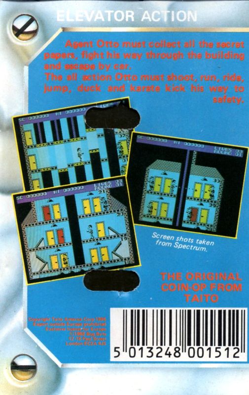 Elevator Action cover or packaging material - MobyGames