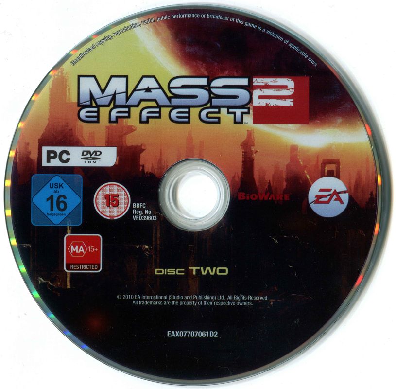 Mass Effect 2 cover or packaging material - MobyGames