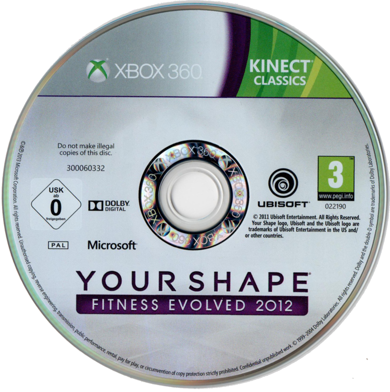 Your Shape: Fitness Evolved 2012 cover or packaging material - MobyGames
