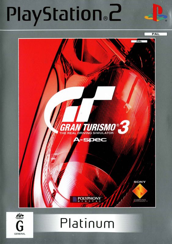 Gran Turismo 3: A-spec cover or packaging material - MobyGames