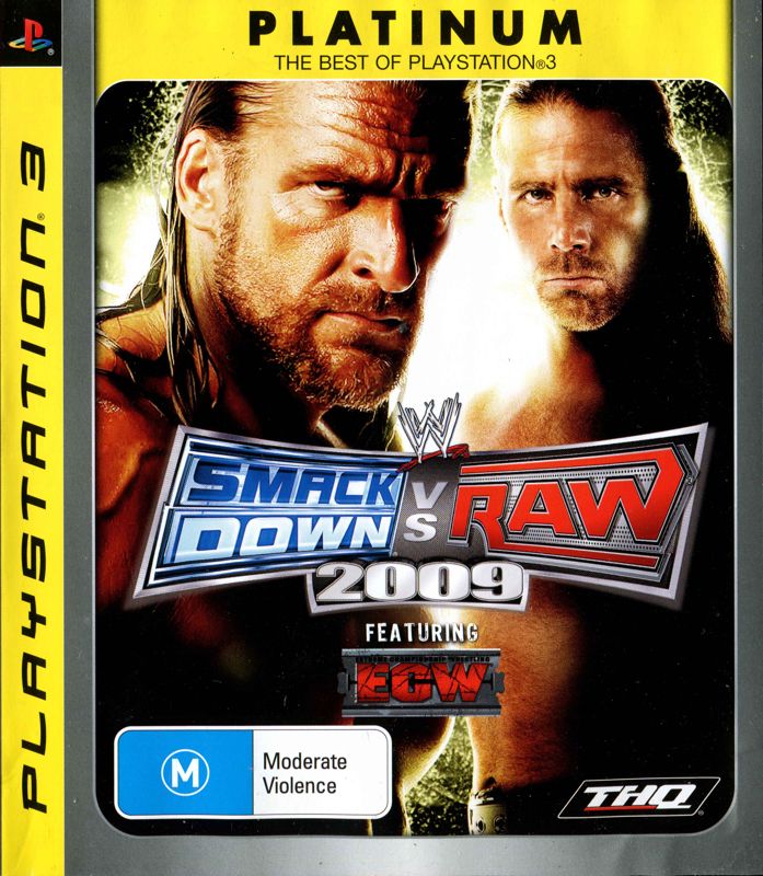 WWE Smackdown vs. Raw 2009 cover or packaging material - MobyGames