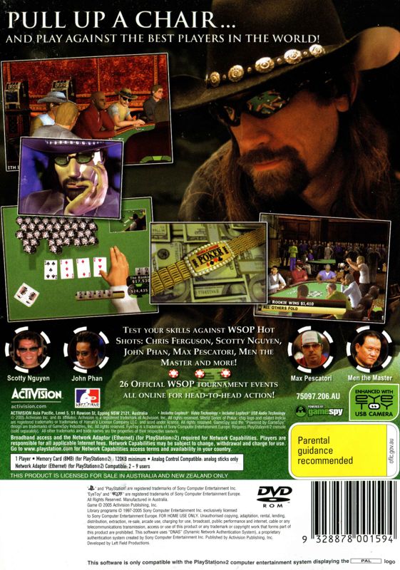 World Series of Poker cover or packaging material - MobyGames