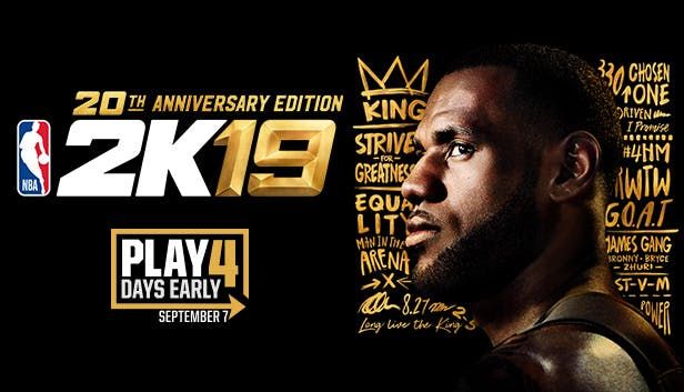 NBA 2K19: 20th Anniversary Edition - MobyGames
