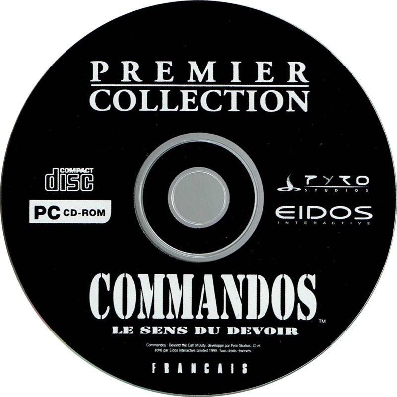 Commandos: Beyond the Call of Duty cover or packaging material - MobyGames