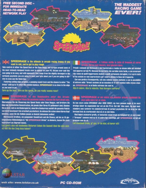 SpeedRage cover or packaging material - MobyGames