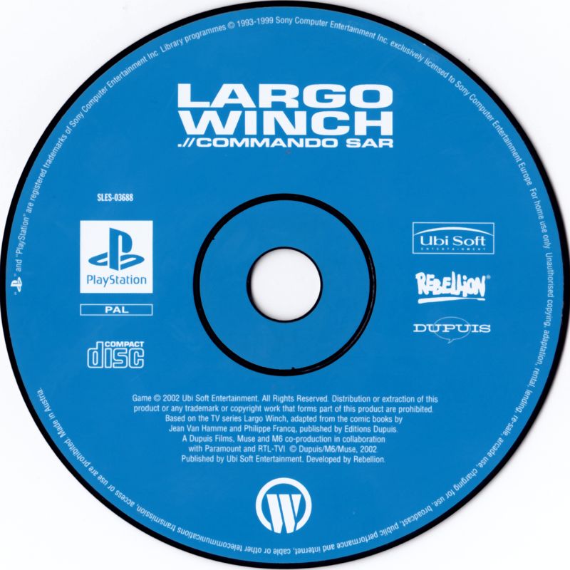 Largo Winch .// Commando SAR cover or packaging material - MobyGames