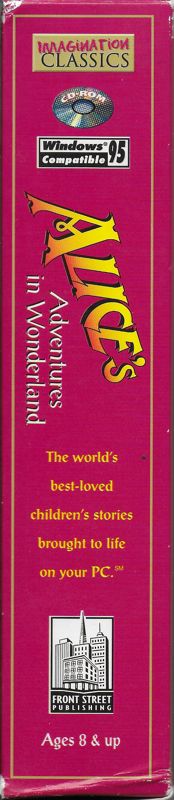 Alice in Wonderland cover or packaging material - MobyGames