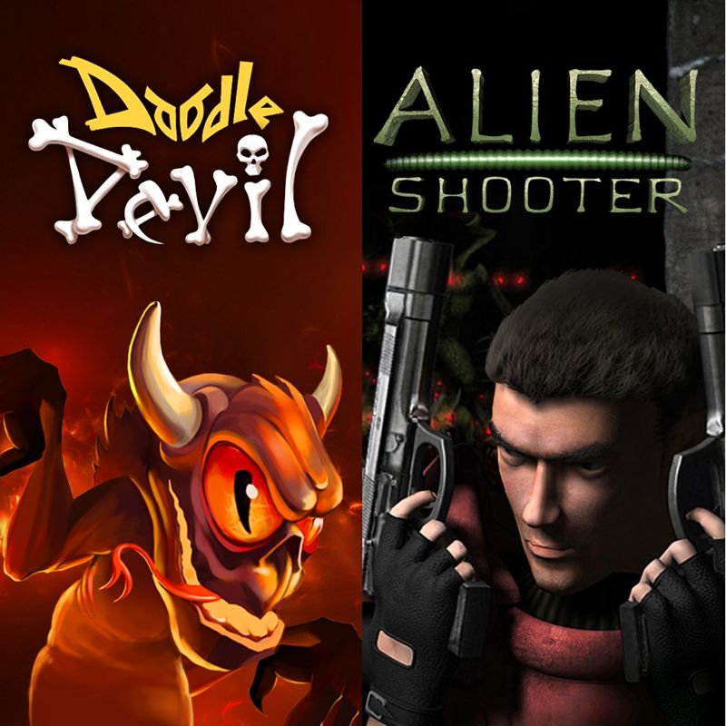 Doodle Devil & Alien Shooter cover or packaging material - MobyGames