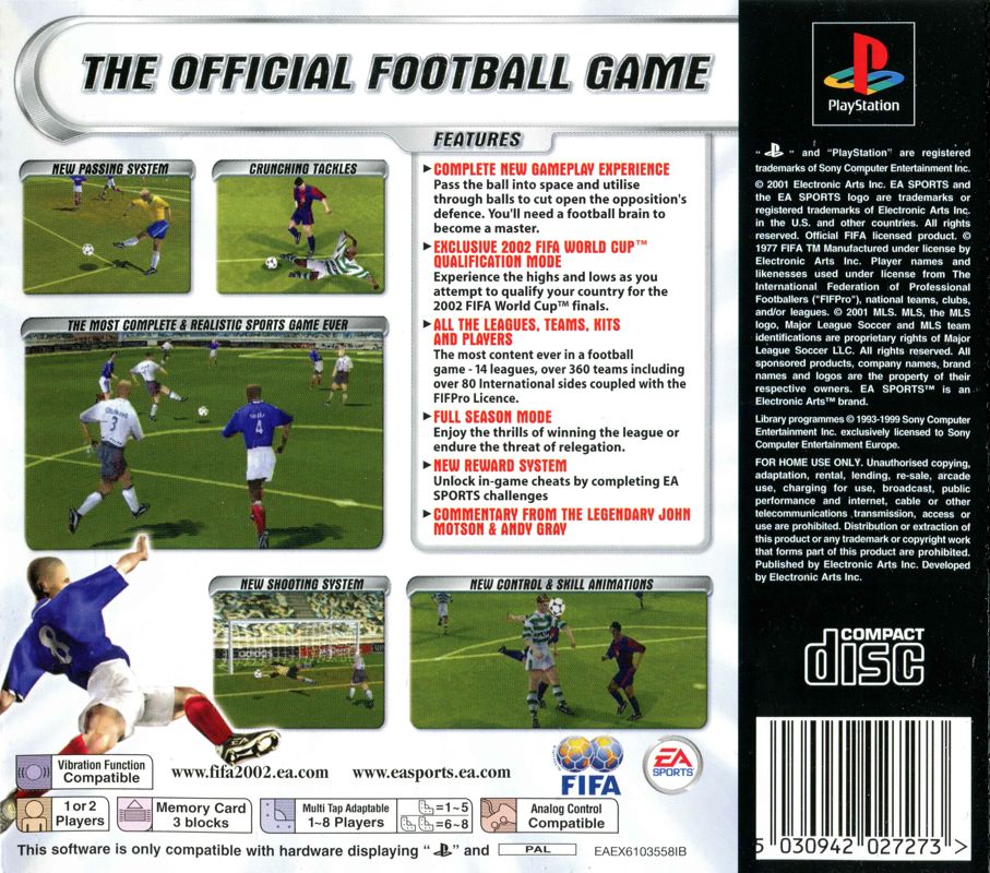 FIFA Soccer 2002: Major League Soccer cover or packaging material ...
