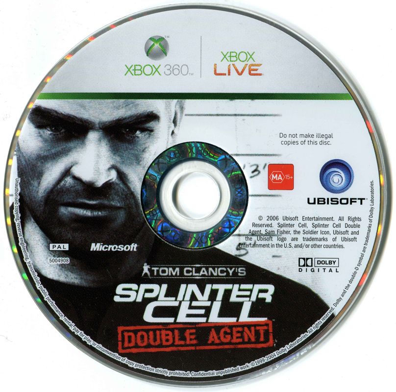 Tom Clancy's Splinter Cell: Double Agent cover or packaging material ...