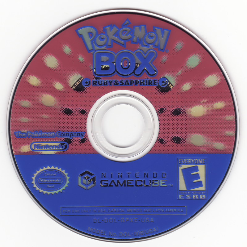 Pokémon Box: Ruby & Sapphire cover or packaging material - MobyGames