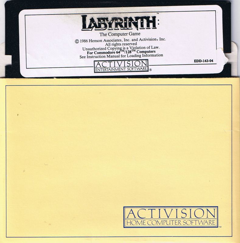 Labyrinth cover or packaging material - MobyGames
