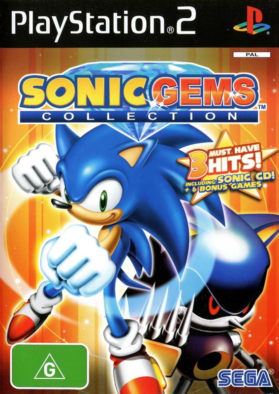 Sonic Gems Collection cover or packaging material - MobyGames