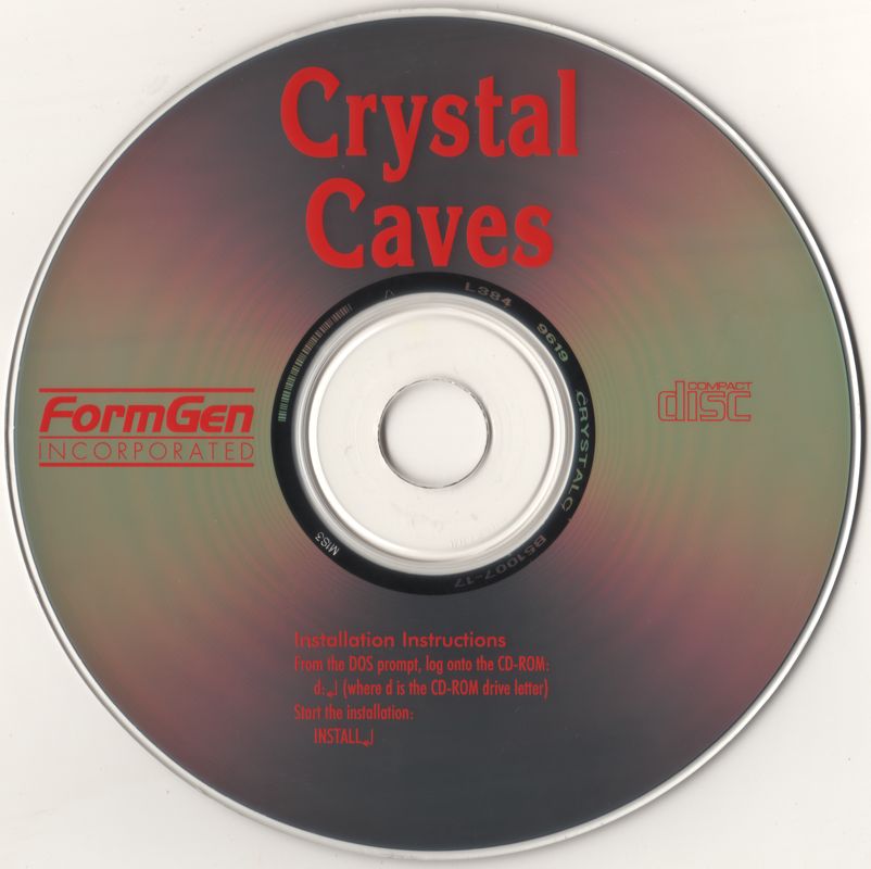 Crystal Caves cover or packaging material - MobyGames
