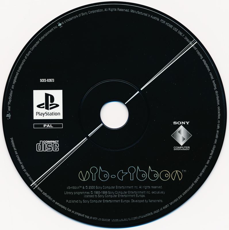 Vib-Ribbon cover or packaging material - MobyGames