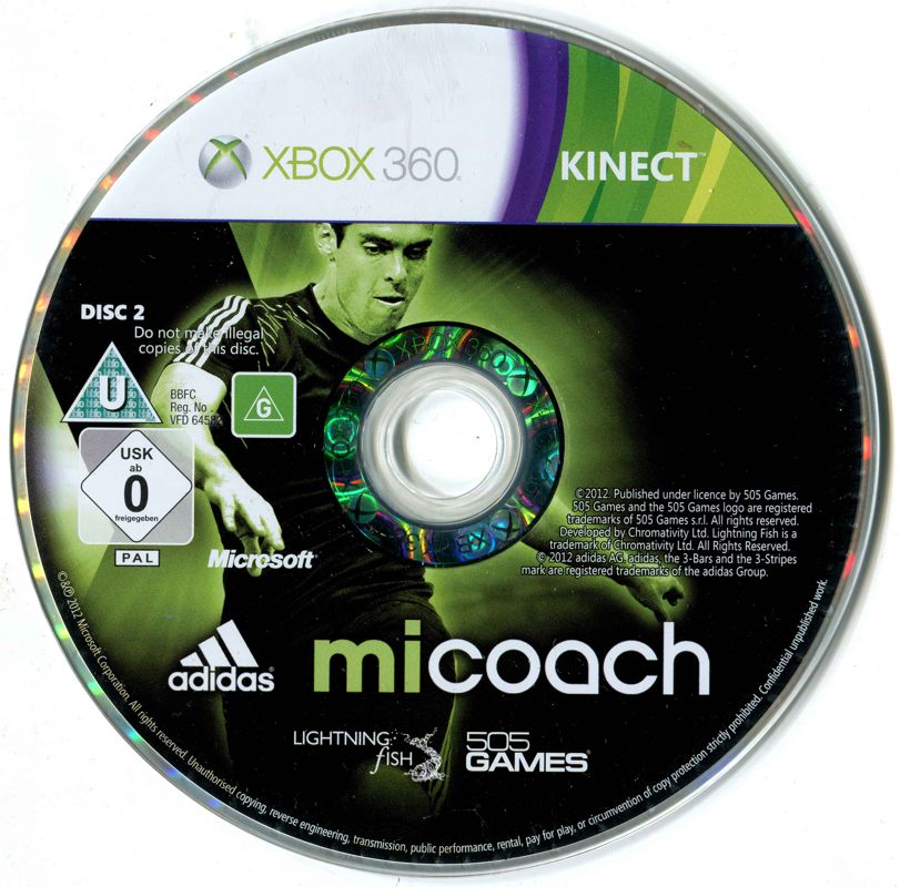 adidas miCoach cover or packaging material - MobyGames