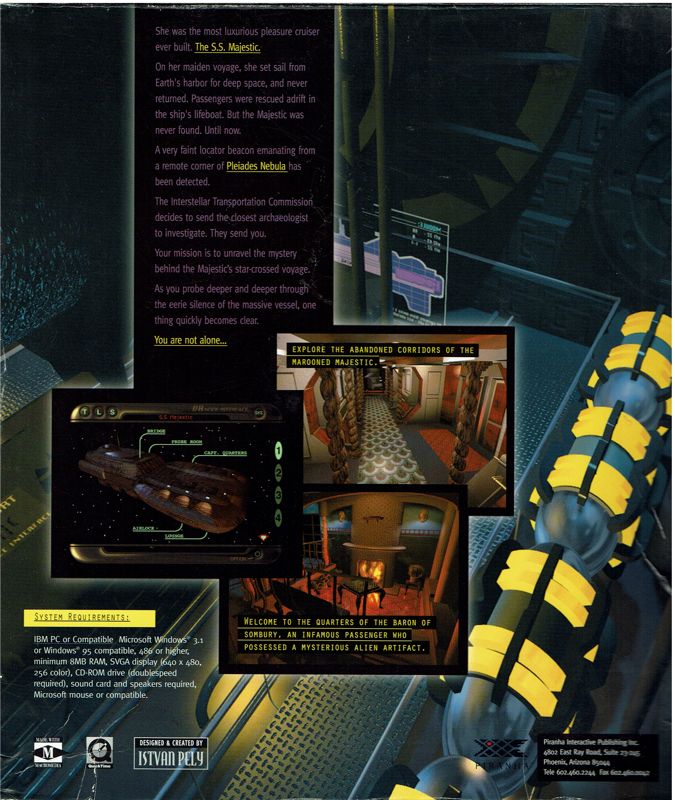 Majestic Part 1: Alien Encounter cover or packaging material - MobyGames