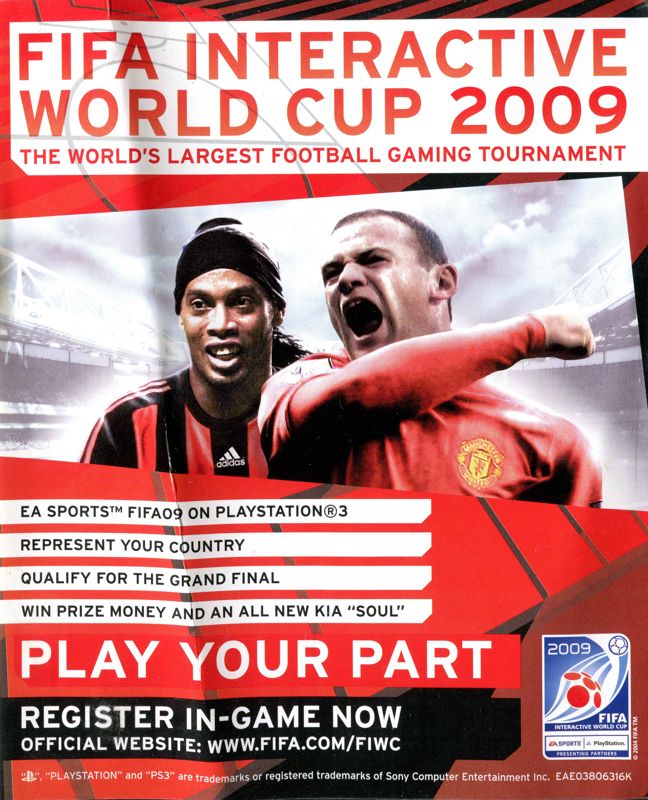 FIFA Soccer 09 cover or packaging material - MobyGames