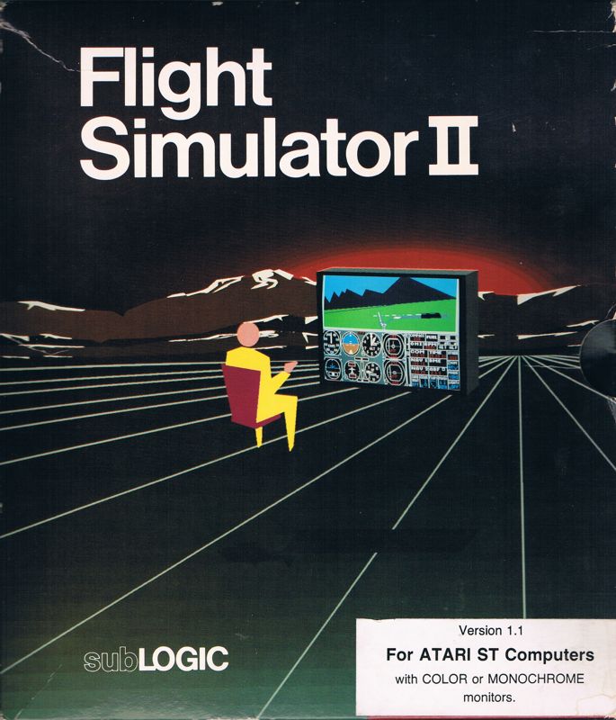 Flight Simulator II cover or packaging material - MobyGames