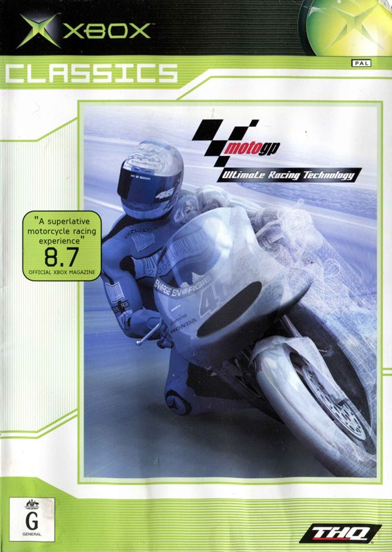 MotoGP: Ultimate Racing Technology cover or packaging material - MobyGames