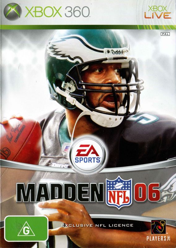Madden NFL 06 cover or packaging material - MobyGames
