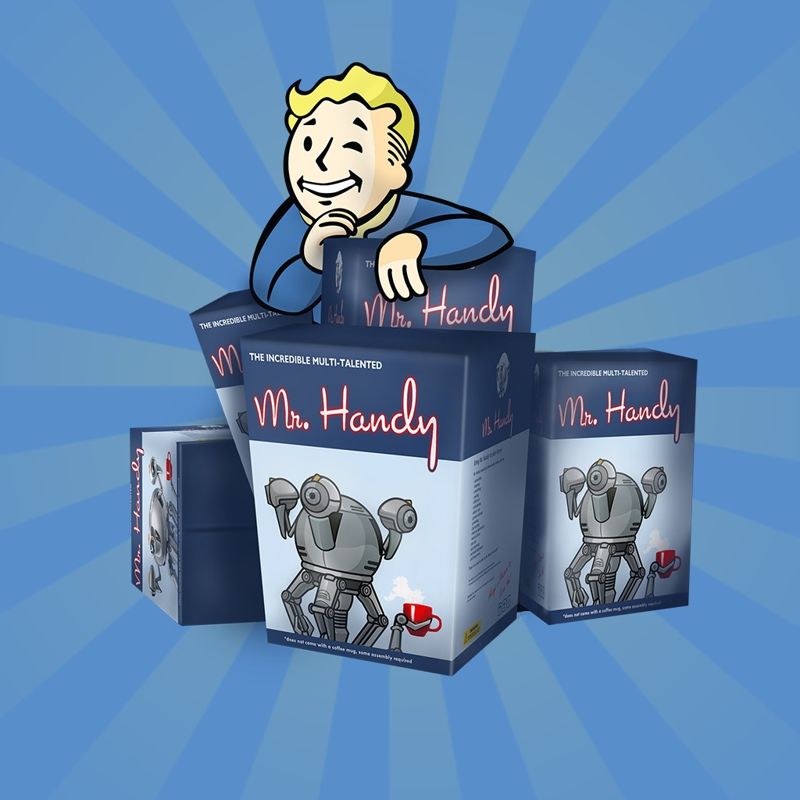 Fallout Shelter Bundle Of 5 Mr Handys 2018 Mobygames