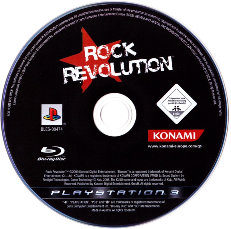 Rock Revolution cover or packaging material - MobyGames