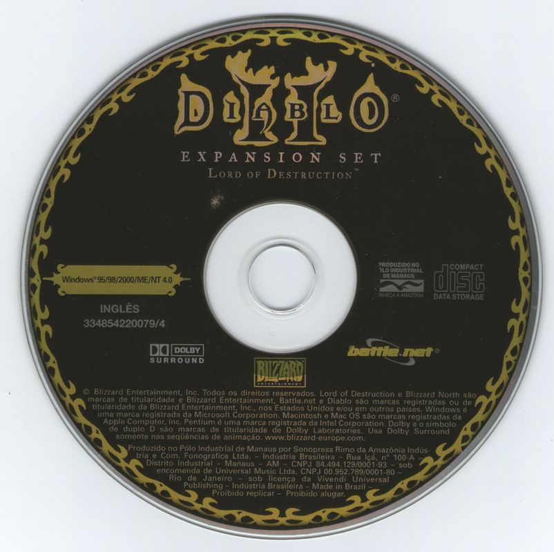 Diablo II: Battle Chest cover or packaging material - MobyGames