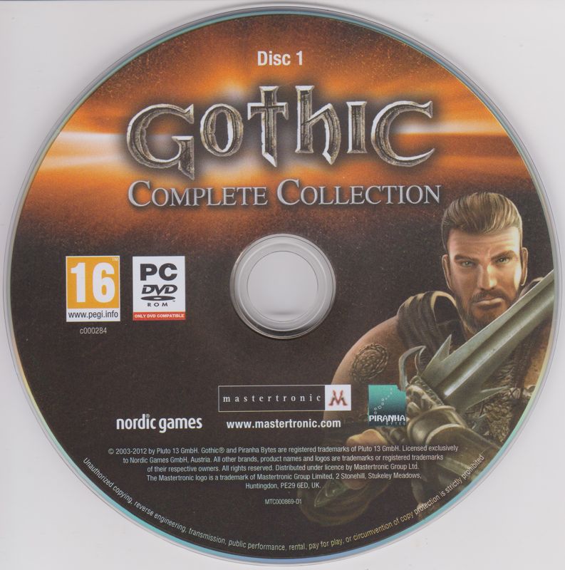 Gothic: Complete Collection cover or packaging material - MobyGames