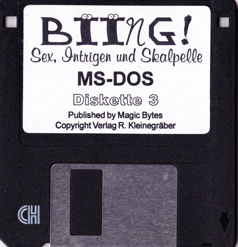 Biing! Sex, Intrigue and Scalpels cover or packaging material - MobyGames