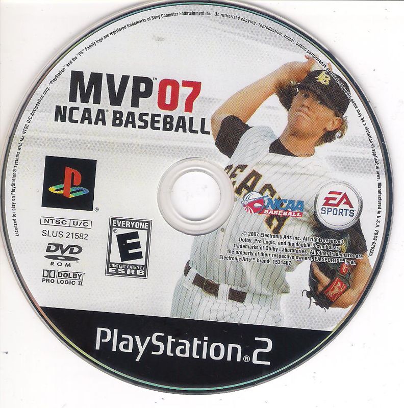 MVP 07: NCAA Baseball cover or packaging material - MobyGames