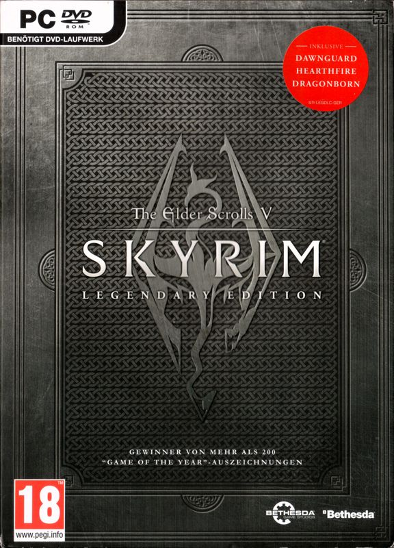 The Elder Scrolls V: Skyrim - Legendary Edition cover or packaging ...