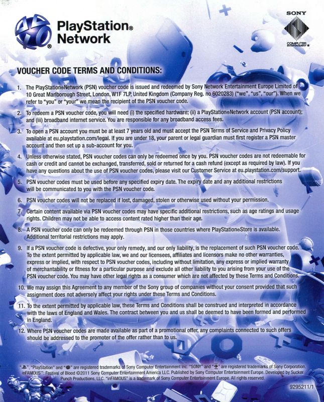 inFAMOUS 2 cover or packaging material - MobyGames