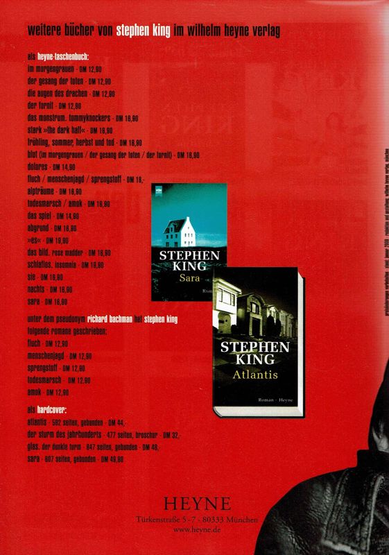 Stephen King's F13: Ctrl, Alt, ...Shiver cover or packaging material - MobyGames