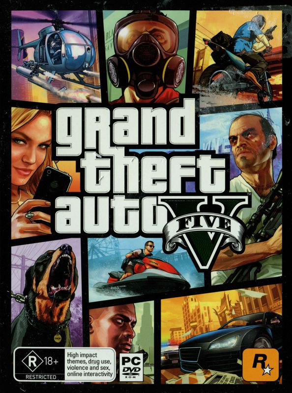 Grand Theft Auto V cover or packaging material - MobyGames