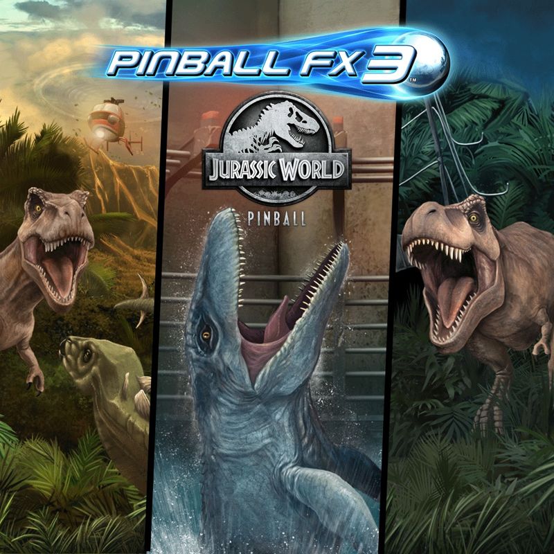 Pinball FX3: Jurassic World Pinball cover or packaging material - MobyGames