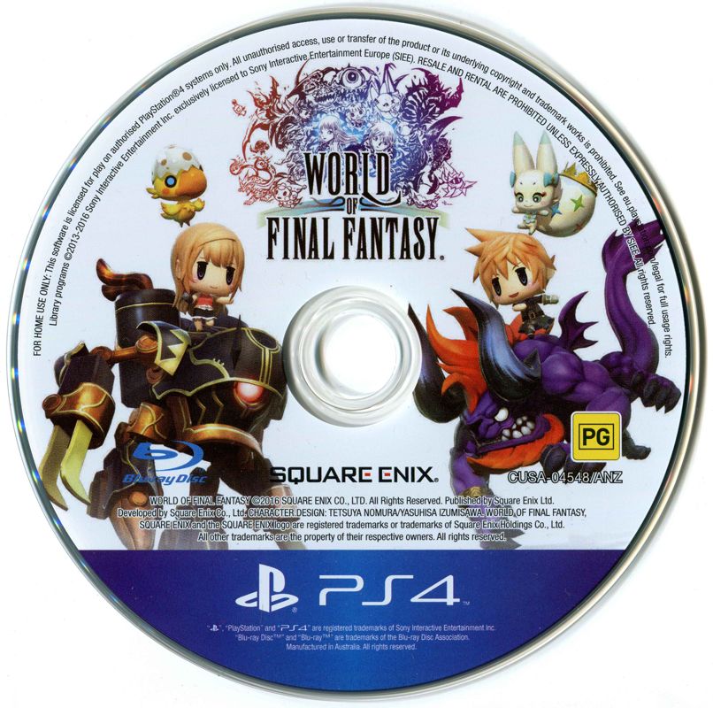 World of Final Fantasy cover or packaging material - MobyGames